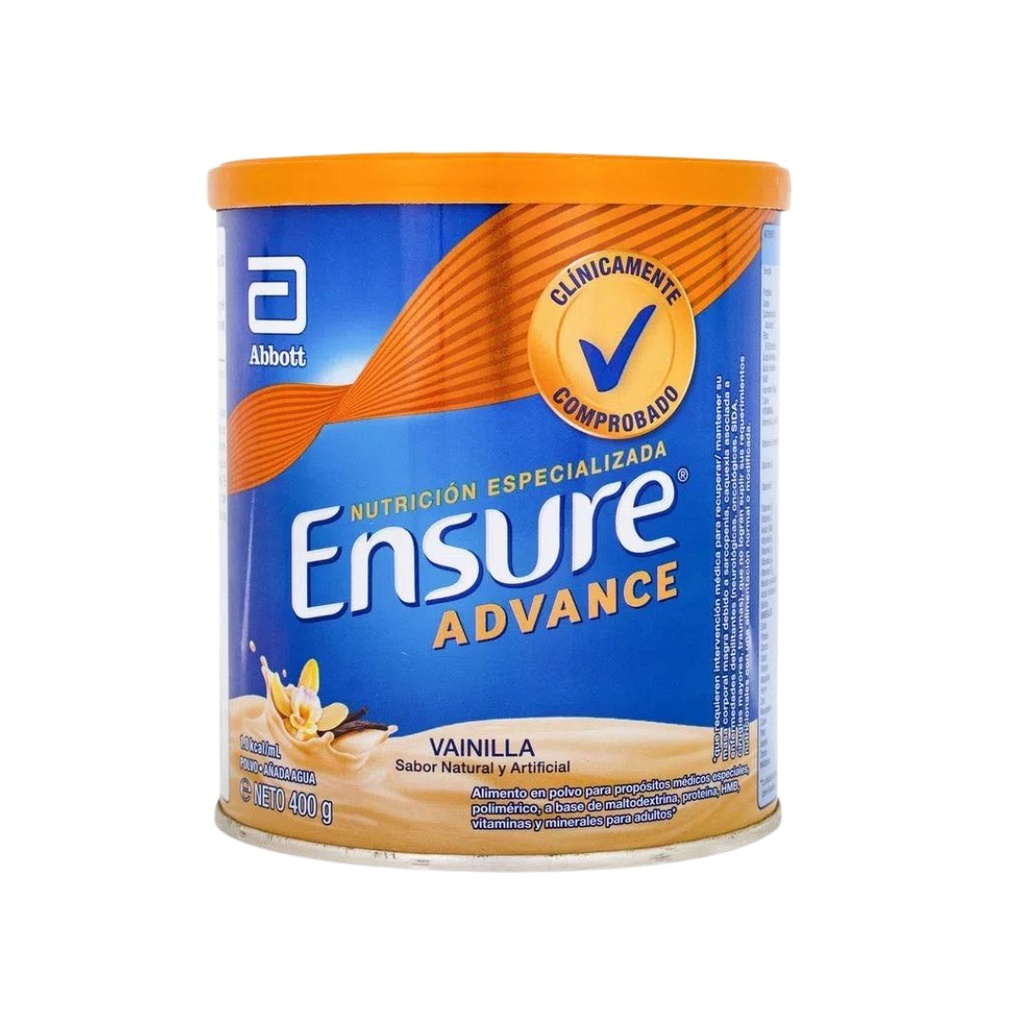 ENSURE ADVANCE VAINILLA 400G | Tu Farmacia Actual